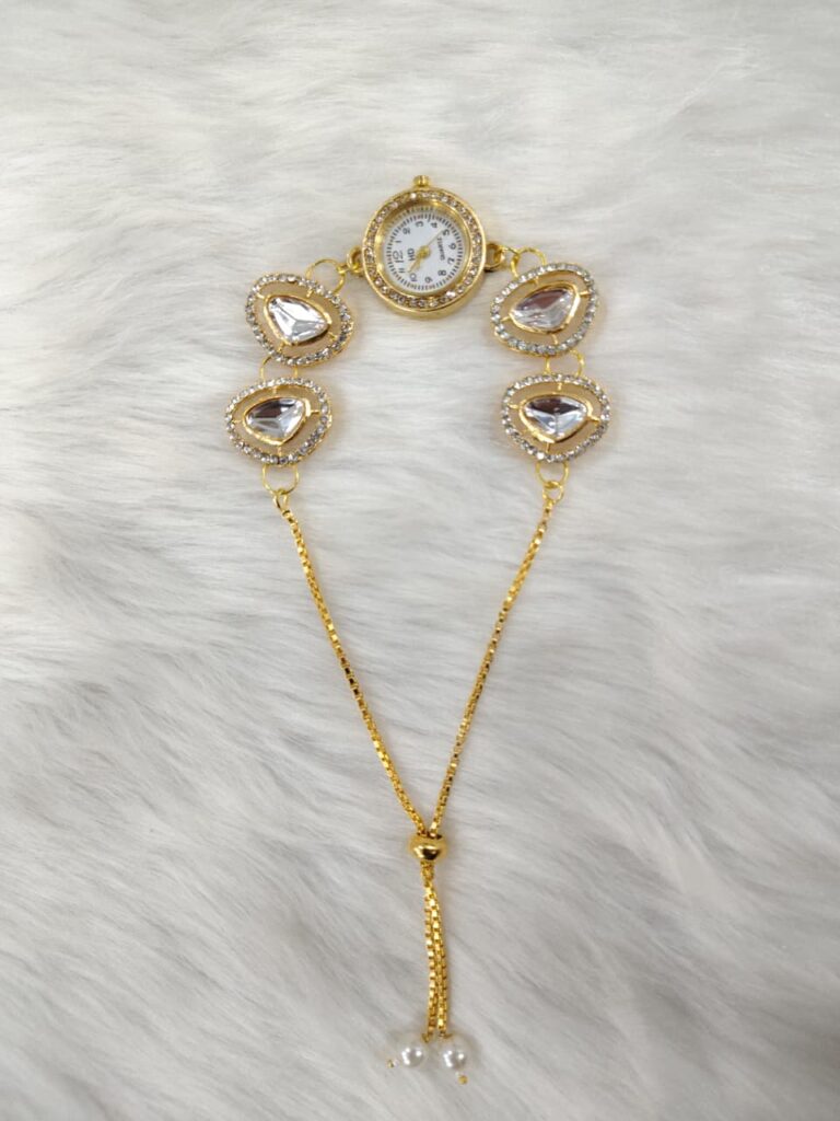 Traditional Jewelry Style Watch for Wedding, Party & Festive Wear ...